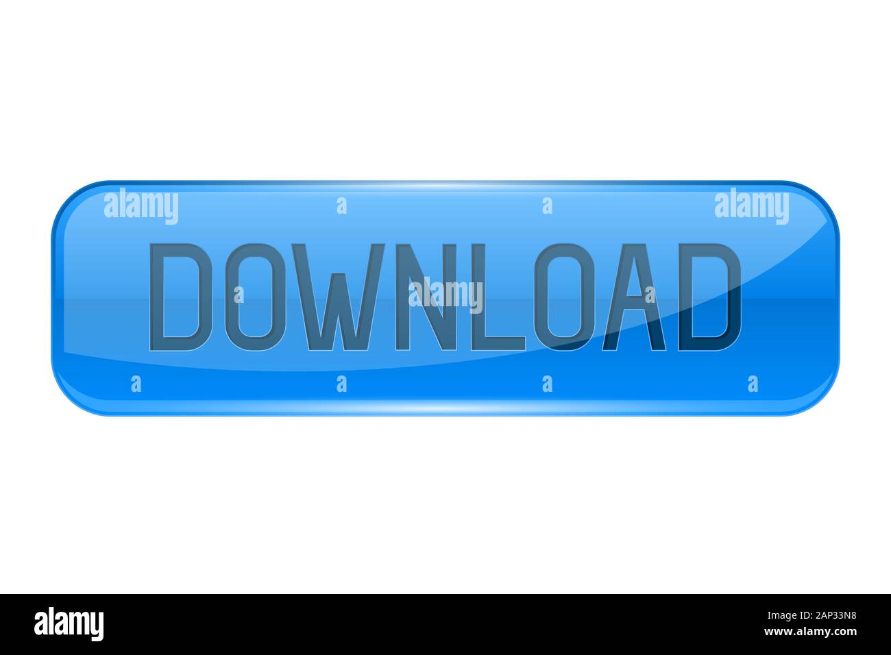 Download icon blue website Stock Vector Images - Alamy