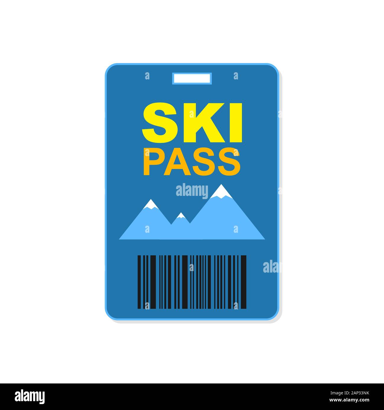 Skipass card Stock Vector Images - Alamy