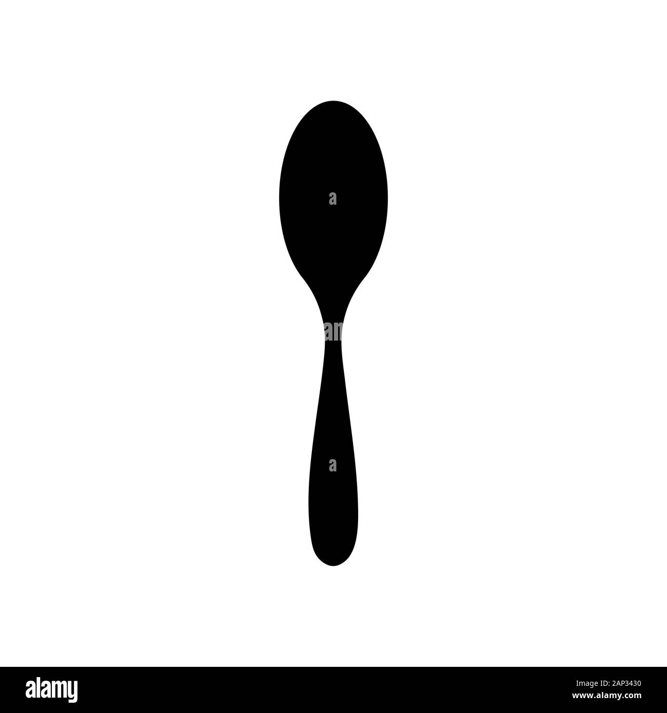Wood spoon icon simple design. Vector eps10 Stock Vector Image & Art ...