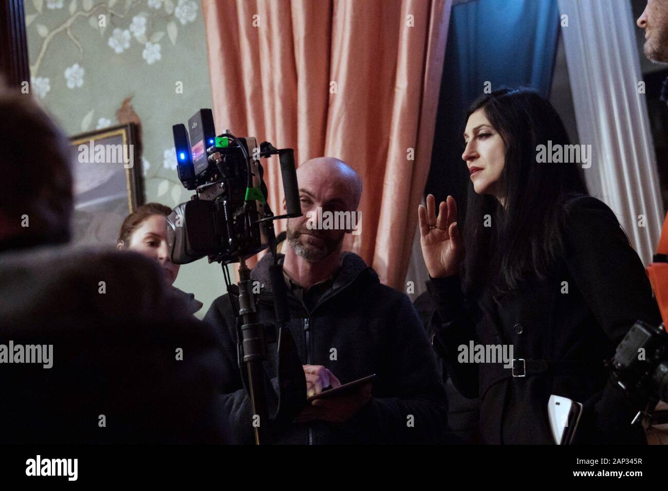 THE TURNING, right: director Floria Sigismondi, on-set, 2020. ph ...