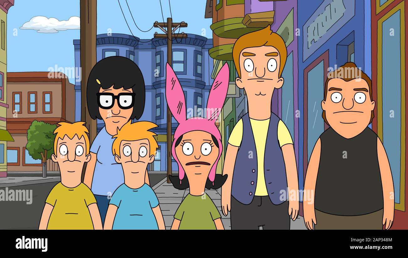 BOB'S BURGERS, from left: Tina Belcher (voice by Dan Mintz), Andy ...