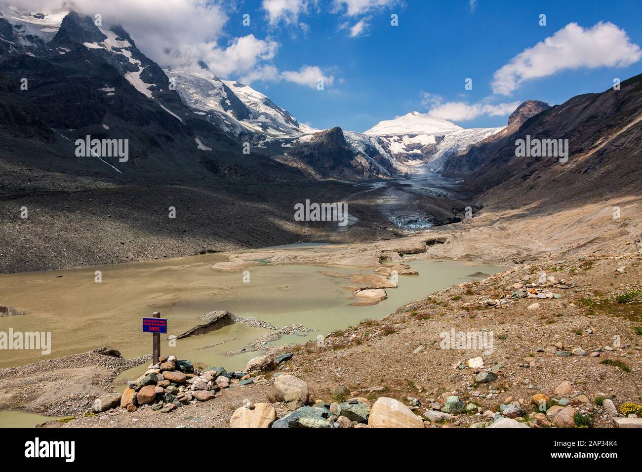 The largest glacier in Austria, Pasterze Glacier Stock Photo - Alamy