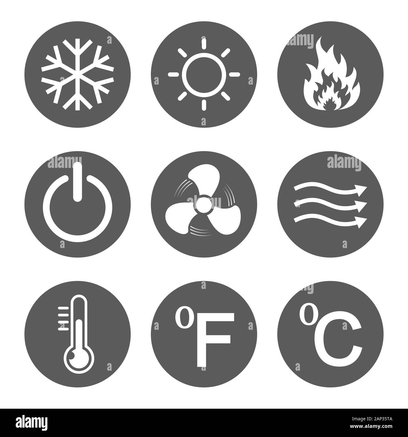 Air Conditioner Temperature Warm Icon at Holly Stine blog