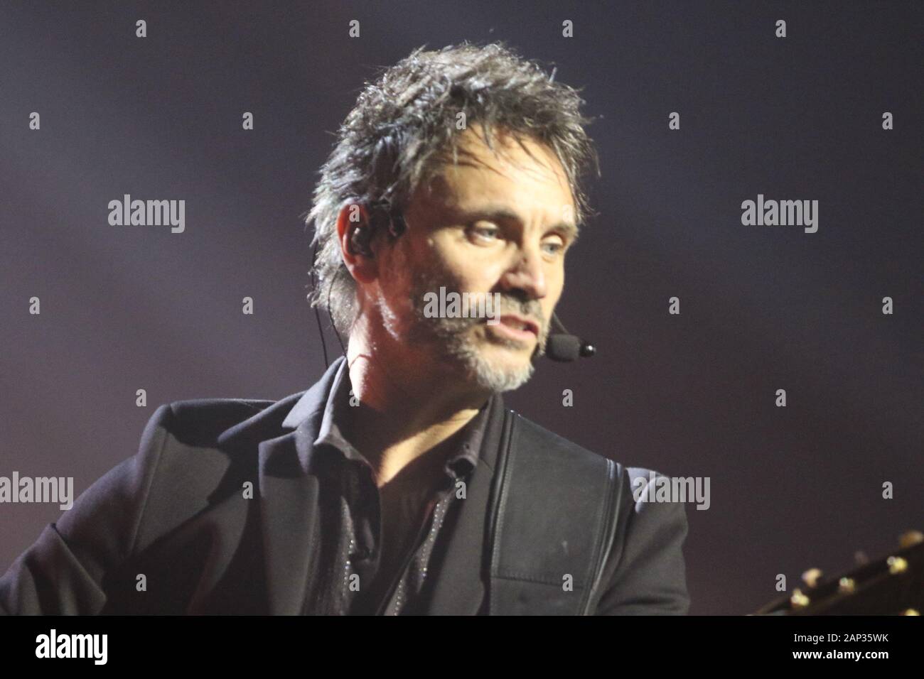 Napoli, Italy. 20th Jan, 2020. The Italian singer Filippo Neviani known ...