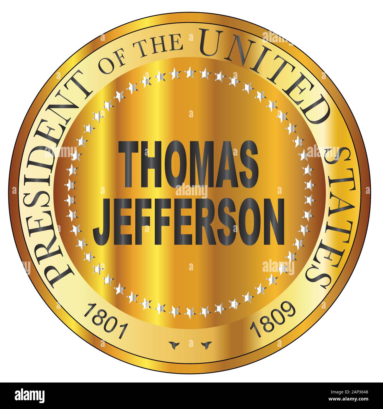 Seal president united america logo hi-res stock photography and images ...