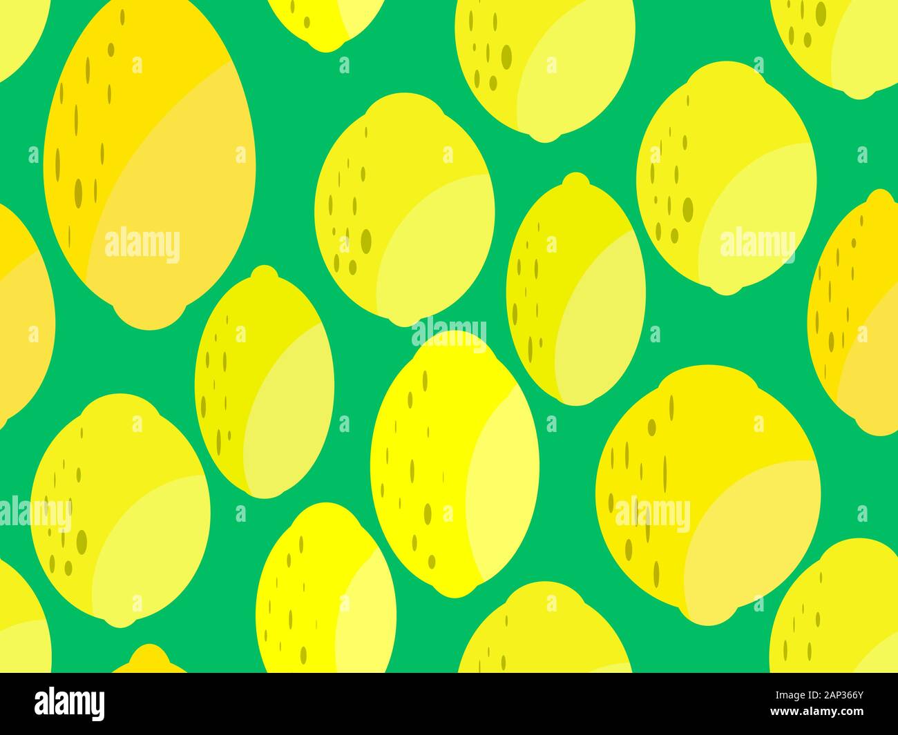 Lemon seamless pattern. Yellow and green lemons and lime. Background ...