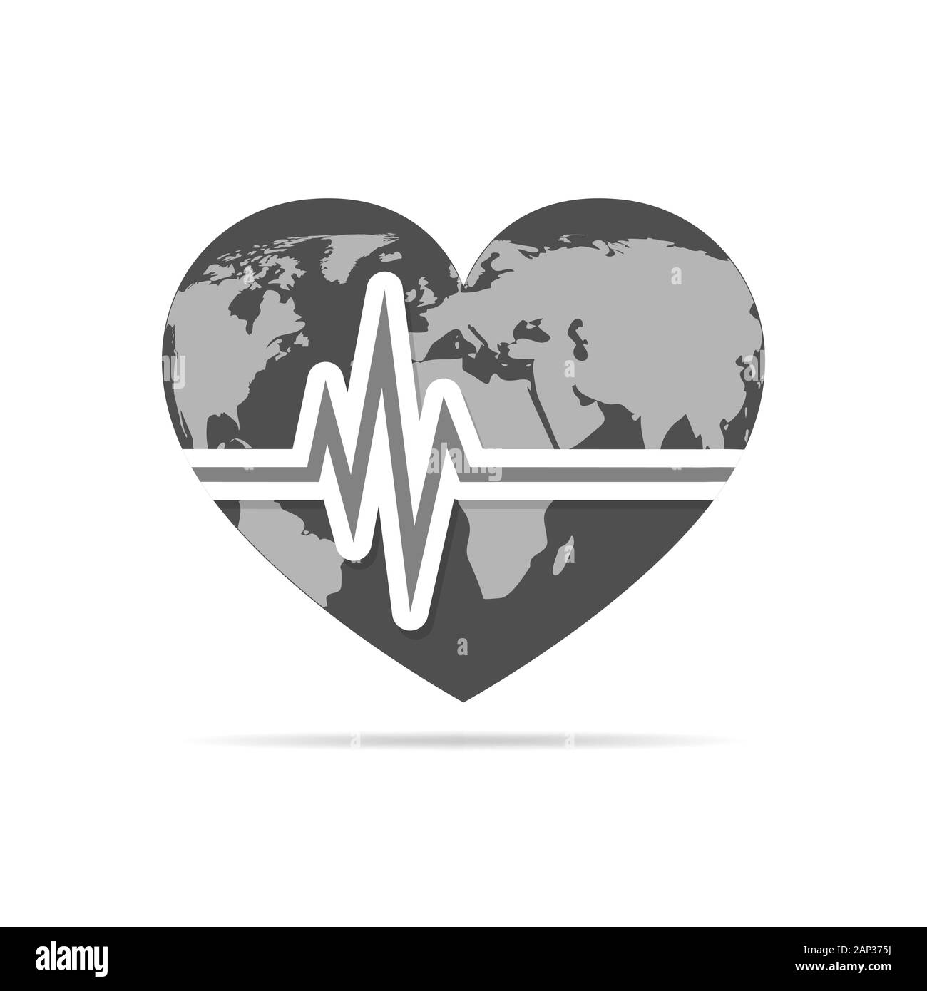 Street Map Clipart Black And White Heart