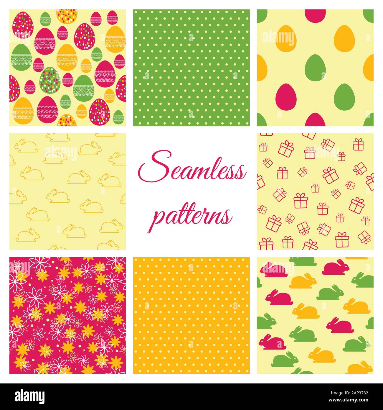 Rabbit patterns Stock Vector Images - Alamy