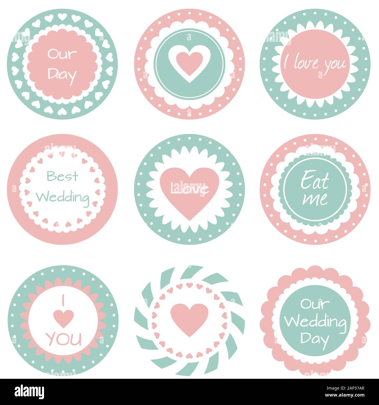 Vintage style wedding Cut Out Stock Images & Pictures - Alamy