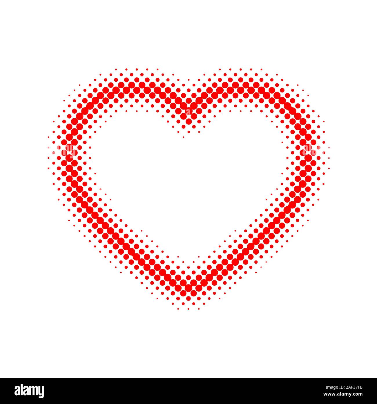 Halftone heart hi-res stock photography and images - Alamy