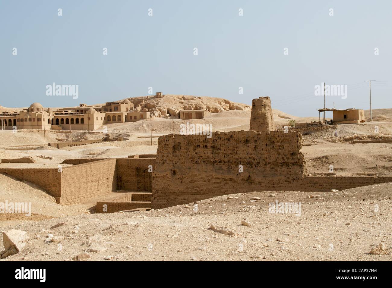Egypt, Valley of the Kings. Archaeological excavations near the Tombs ...