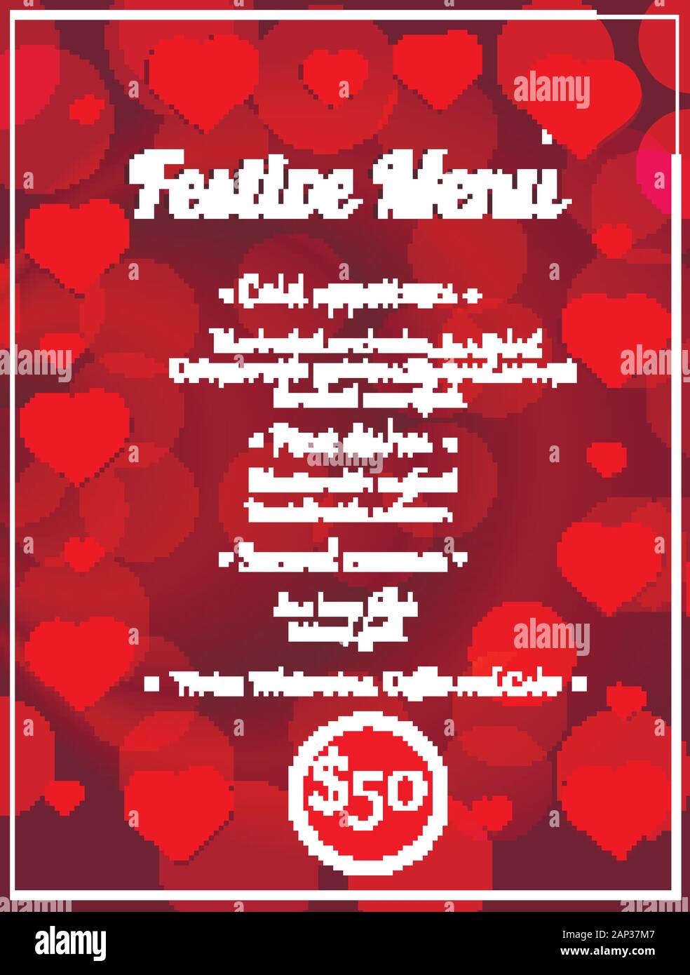 Festive menu background. Typography design for greeting cards and ...