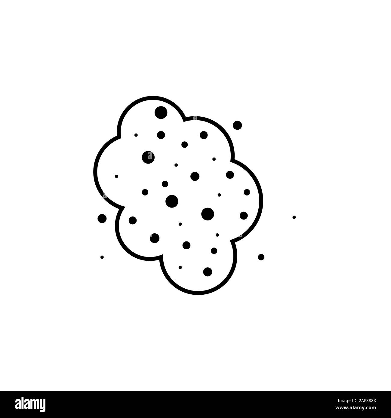 Dust icon simple design. Vector esp10 illustration Stock Vector Image ...