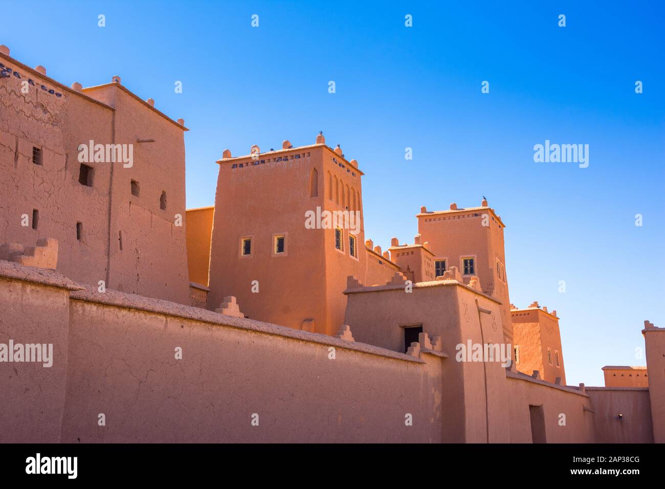 Taourirt Kasbah - Traditional Moroccan clay fortress in the city of ...