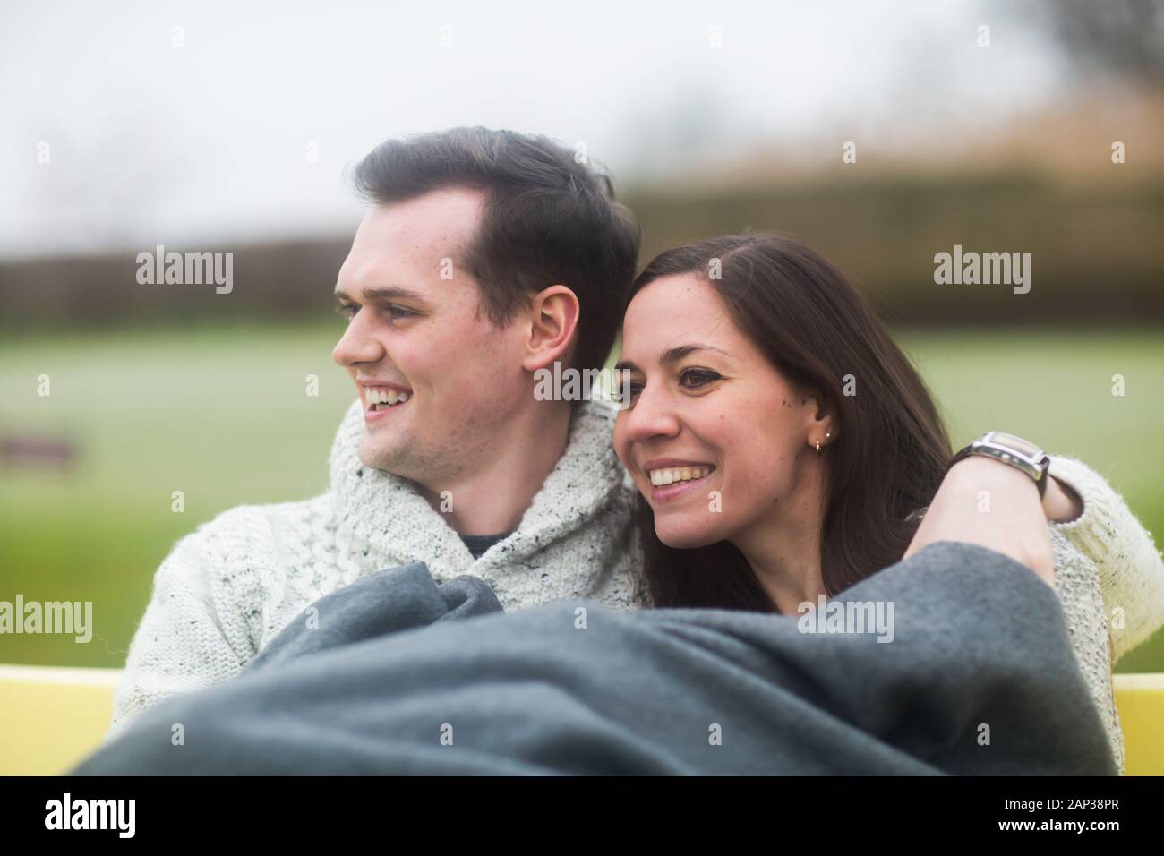 Couple outside together hi-res stock photography and images - Alamy
