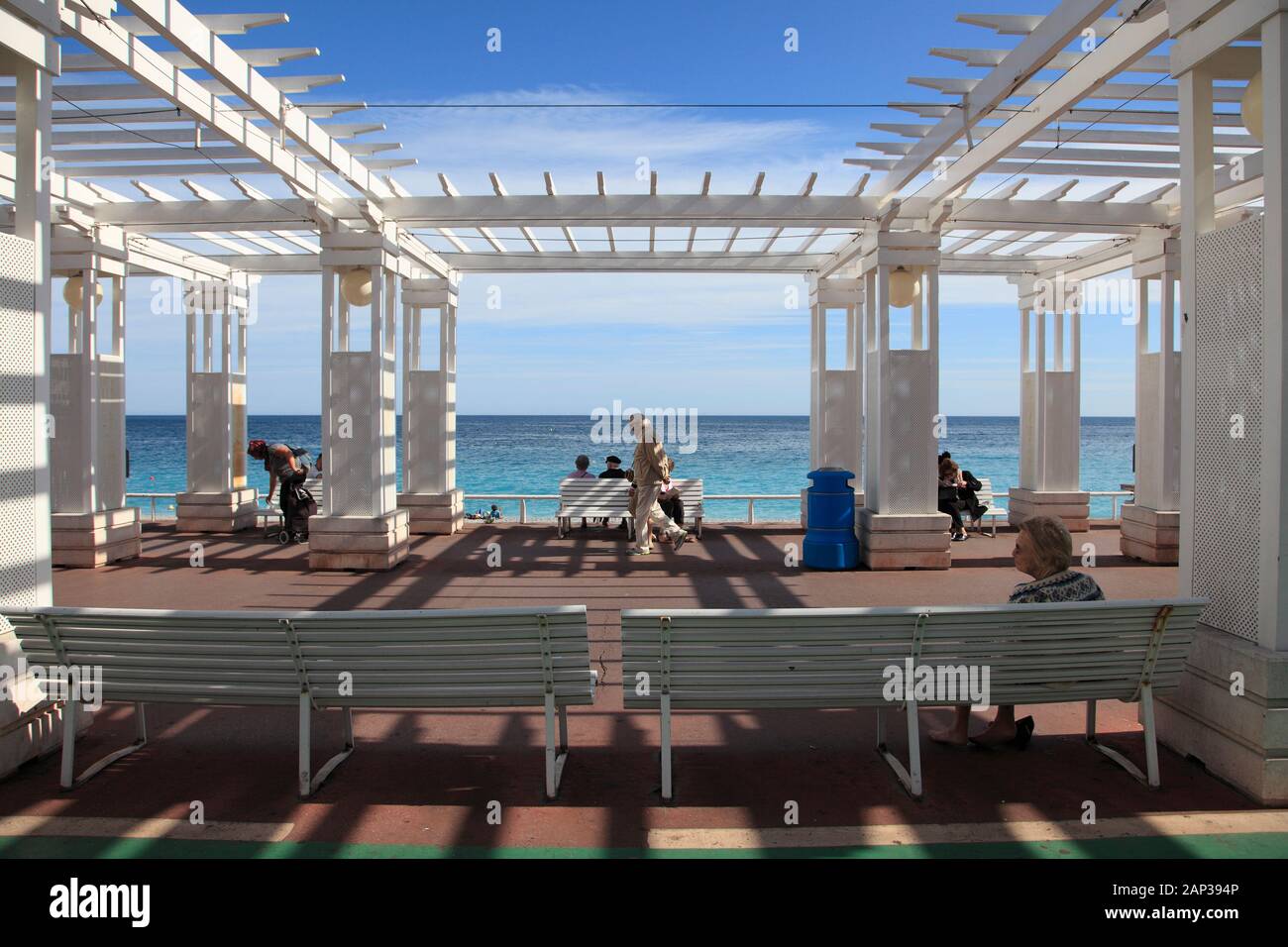 Promenade des Anglais, Nice, Cote d'Azur, French Riviera, France ...