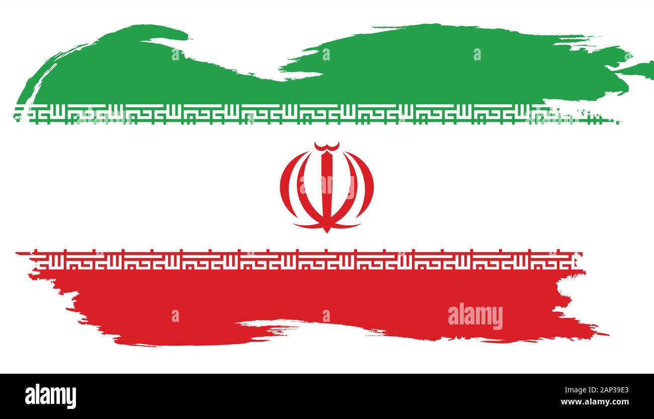 Iranian national flag Stock Vector Images - Alamy