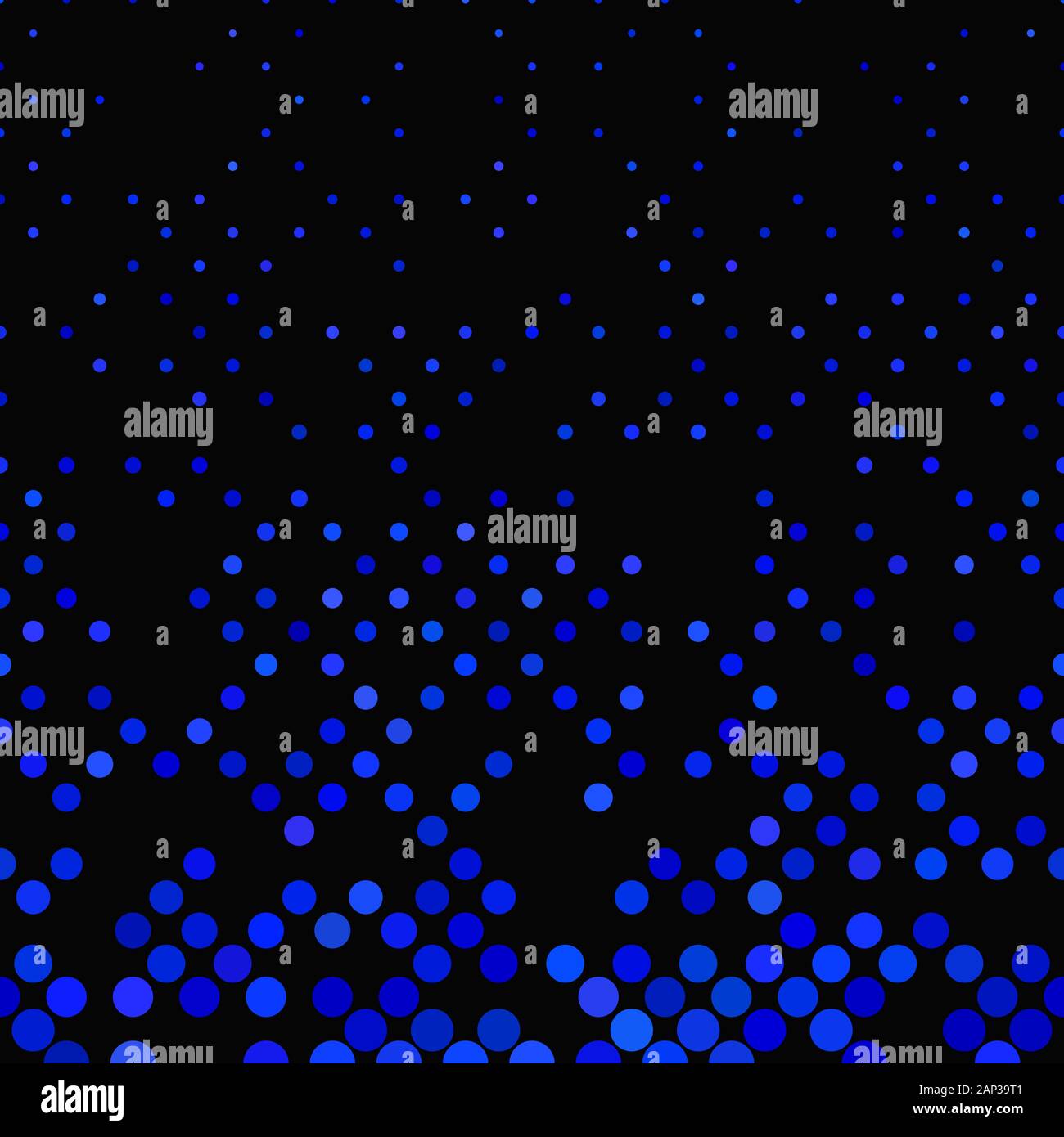 Blue geometric dot pattern background - graphic design from small dots ...