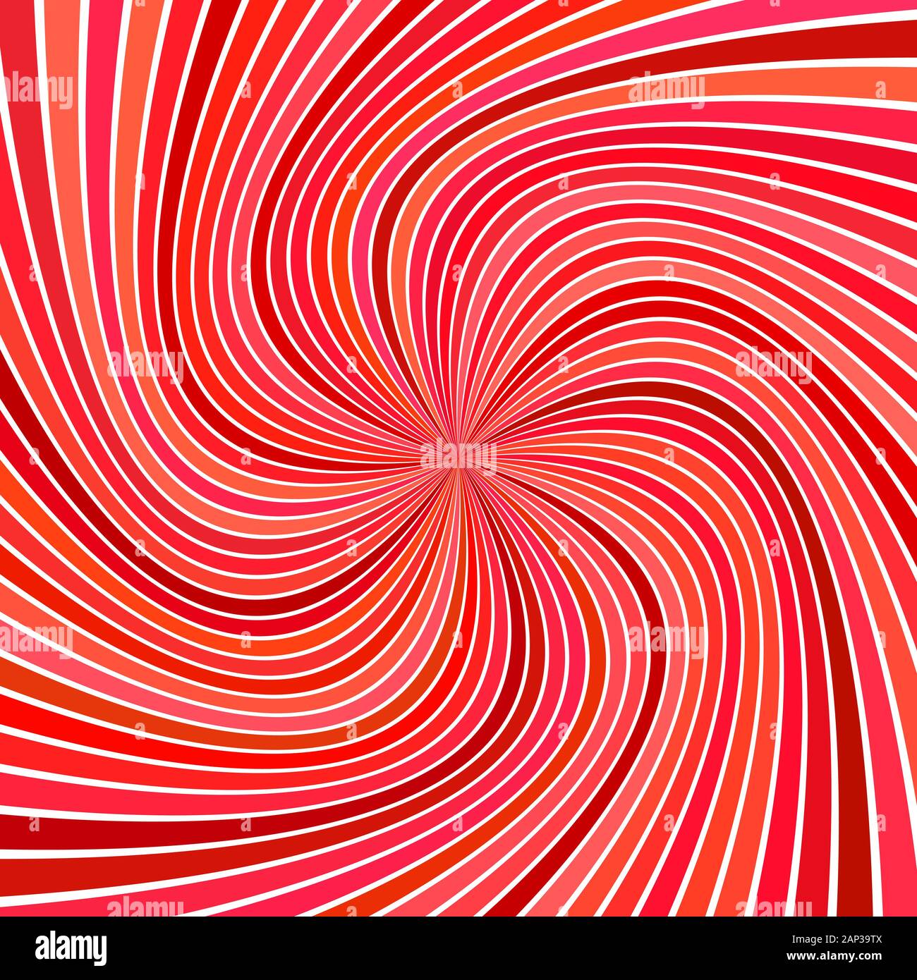 Red hypnotic abstract spiral stripe background - vector curved burst design Stock Vector Image ...