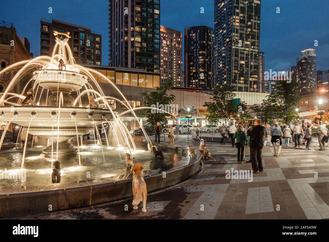Berczy Park Claude Cormier CCxA Stock Photo - Alamy
