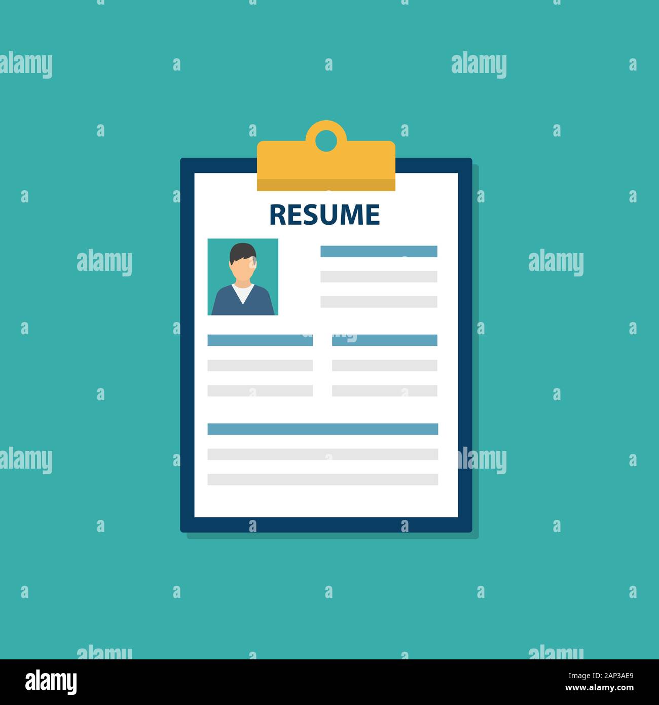 Resume file personal document hi-res stock photography and images - Alamy