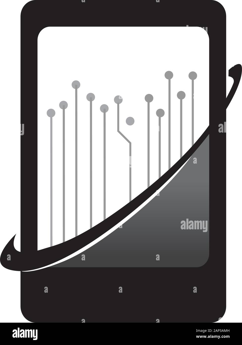 cell phone, vector graphic design element Stock Vector Image & Art - Alamy