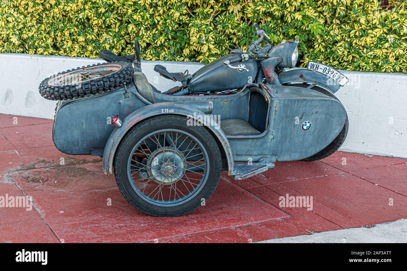 Antique BMW with Sidecar Stock Photo - Alamy