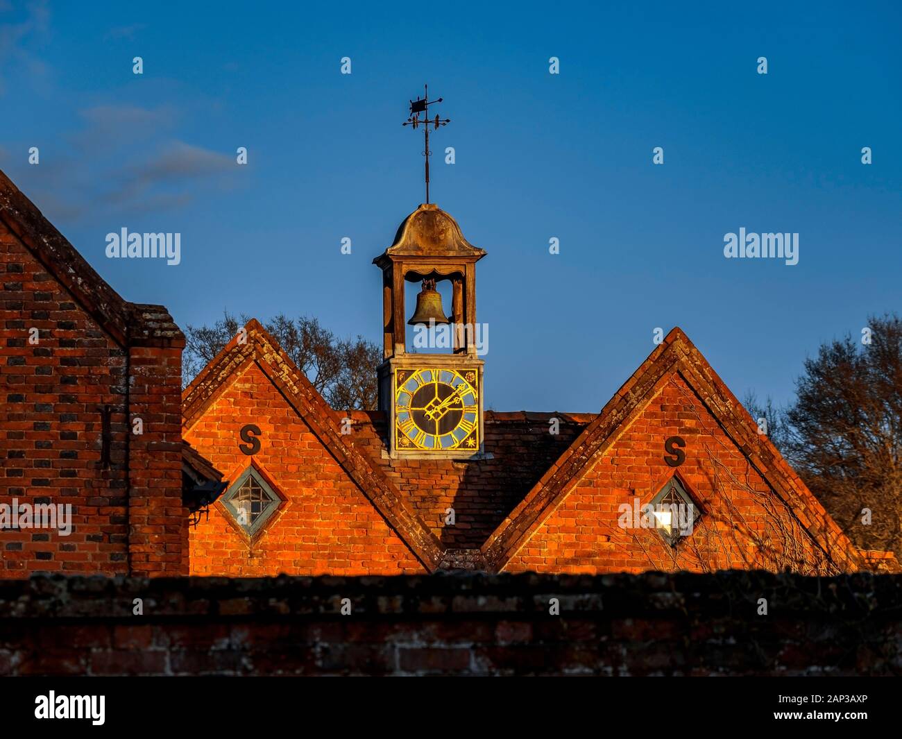stately home warwickshire england uk Stock Photo - Alamy