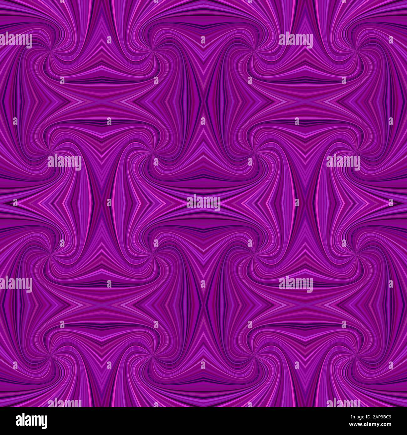 Purple seamless psychedelic abstract spiral burst stripe pattern ...