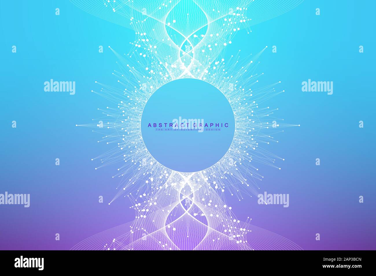 Expansion of life. Colorful explosion background with connected line ...