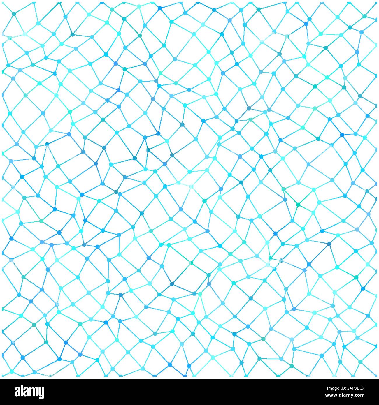Abstract irregular polygonal grid pattern background - vector ...