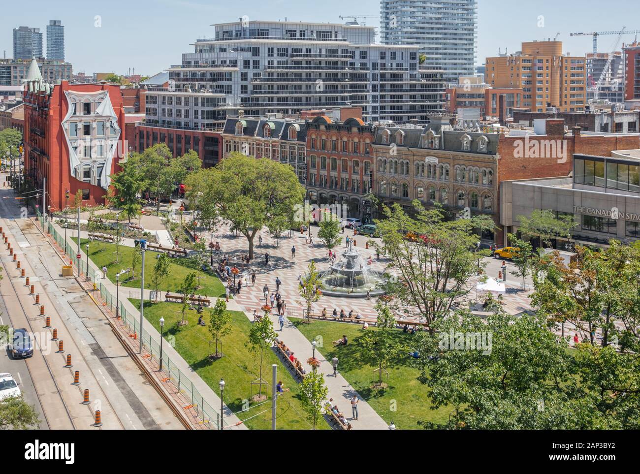 Berczy Park Claude Cormier CCxA Stock Photo - Alamy