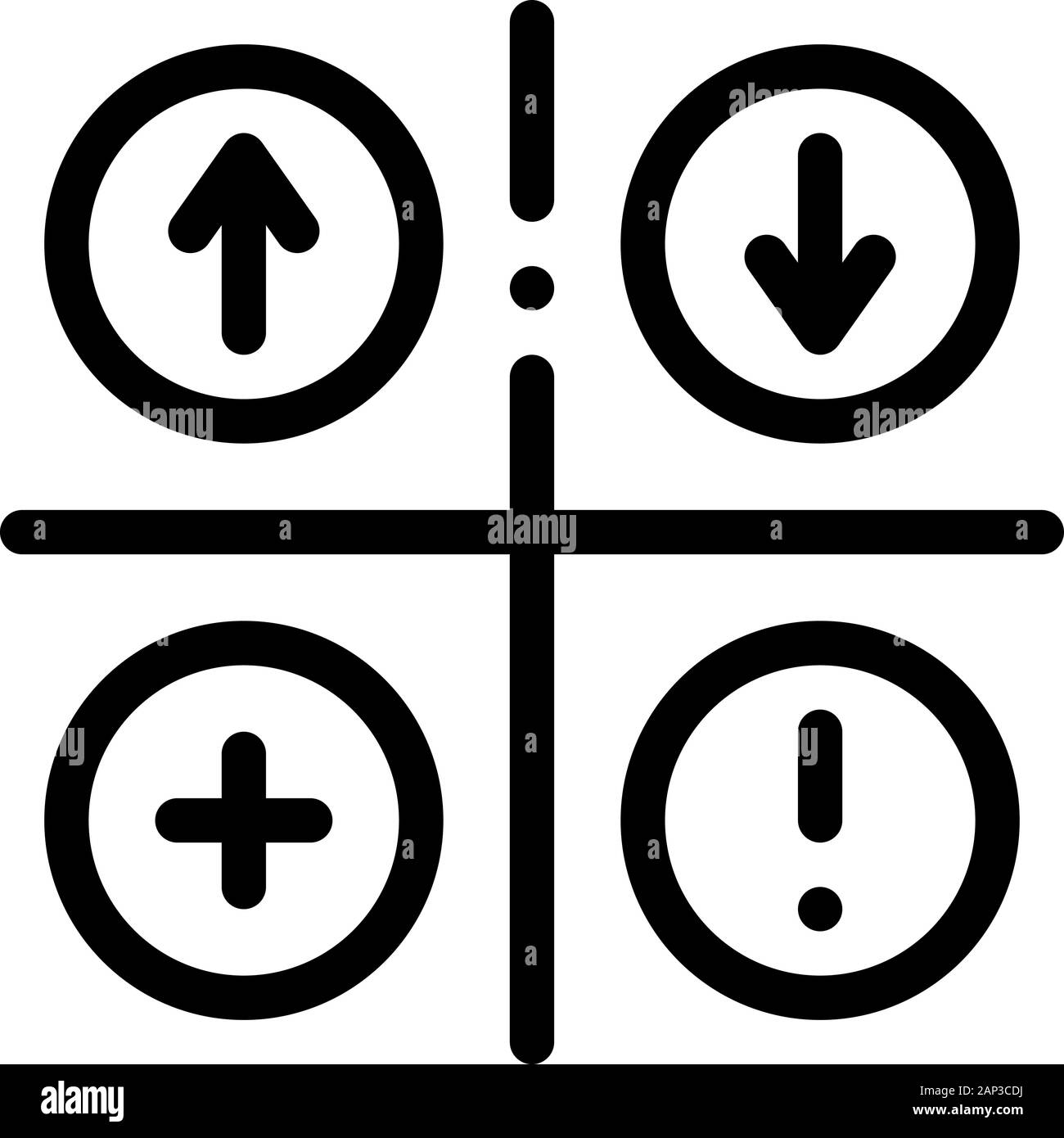 Swot Analysis Icon Vector Outline Illustration Stock Vector Image & Art ...