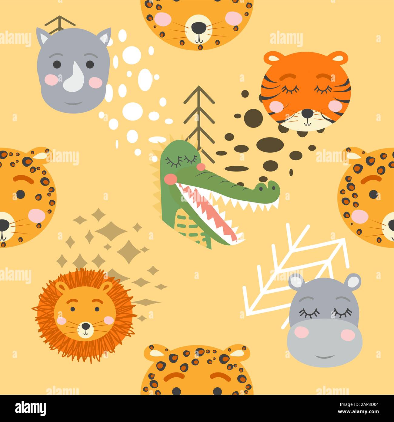 Colorful Tribal Art Animal