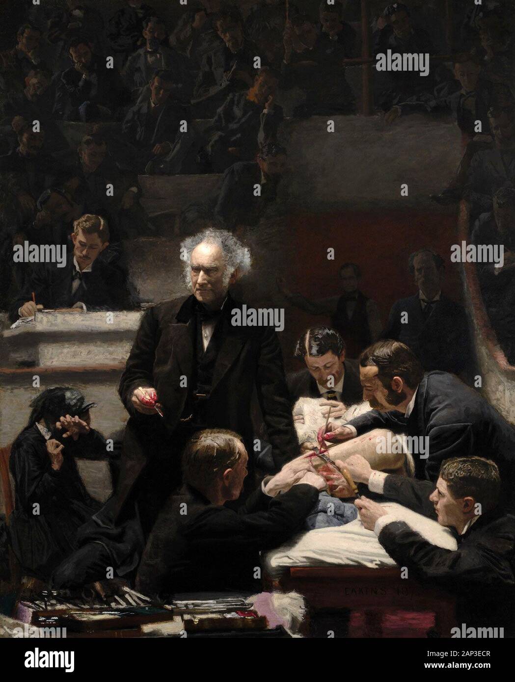 The Gross Clinic, Thomas Eakins, 1875 Stock Photo - Alamy