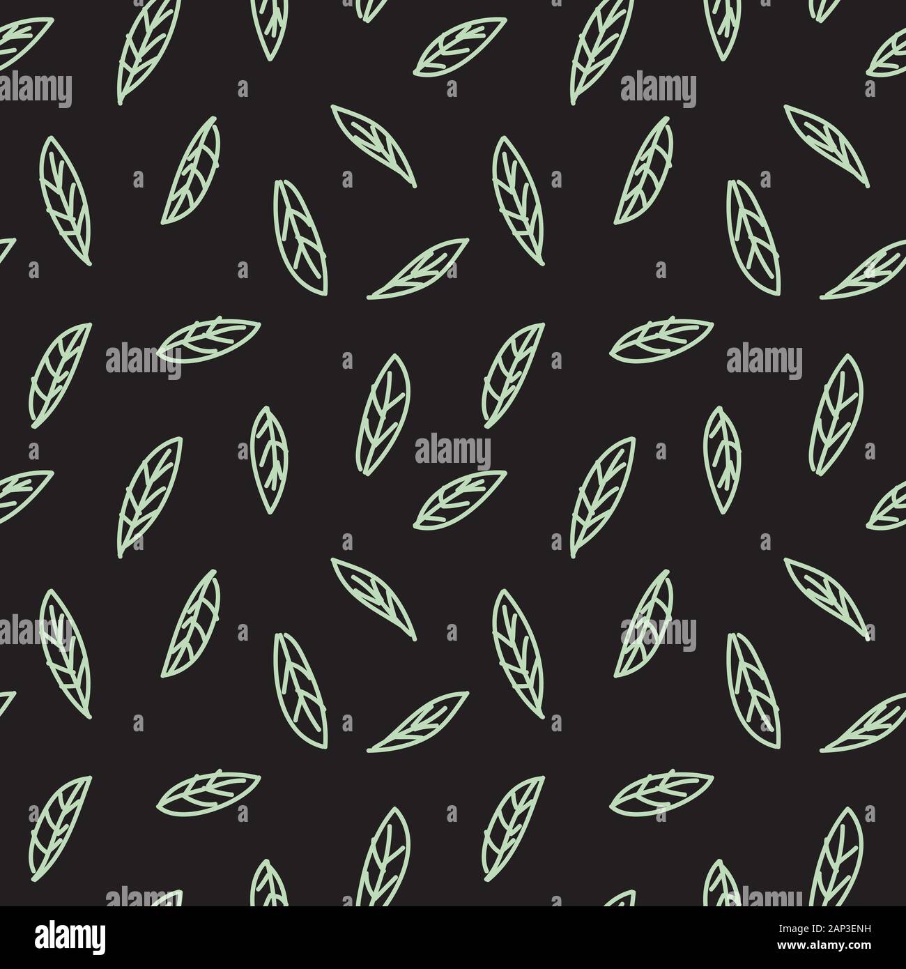 Abstract Botanical Leaf seamless Pattern for fashion prints ...