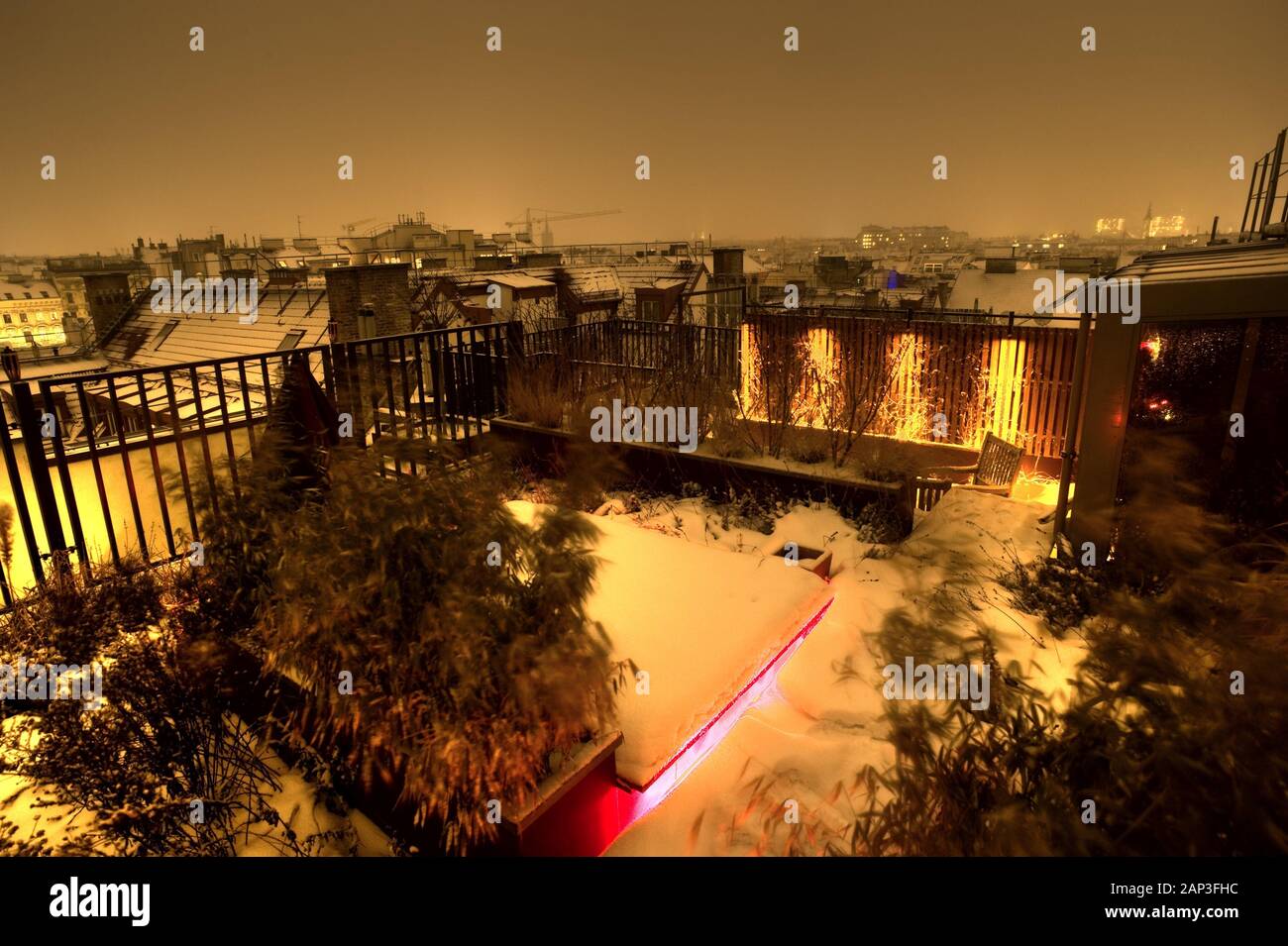 Wien, Dachgarten - Vienna, Rooftop Garden Stock Photo - Alamy