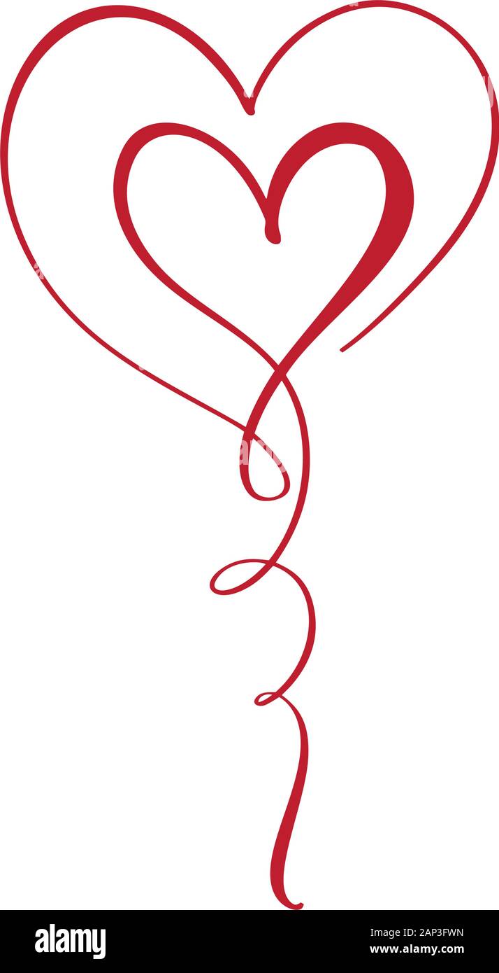 Fancy Red Heart Clipart