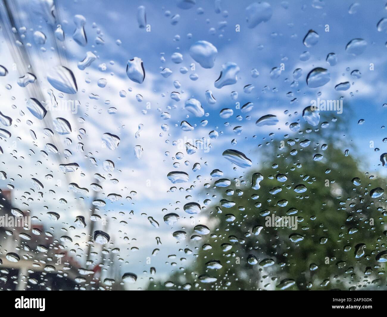 Water drop pattern background on a glass surface., Water Droplets on ...