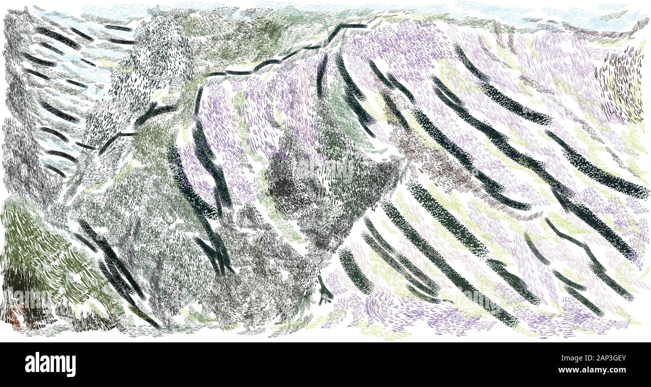 Terraced vector vectors hi-res stock photography and images - Alamy