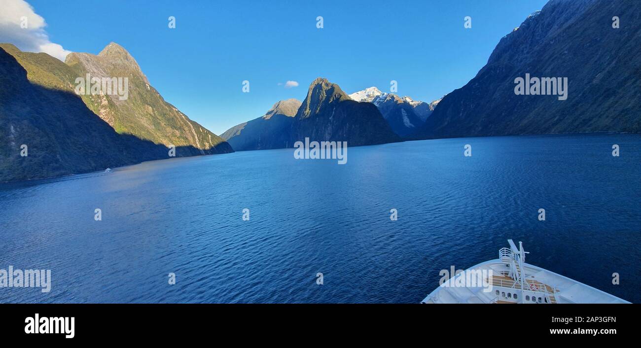 The Majestic Mountains and Dramatic Waterfalls of Milford Sound and ...