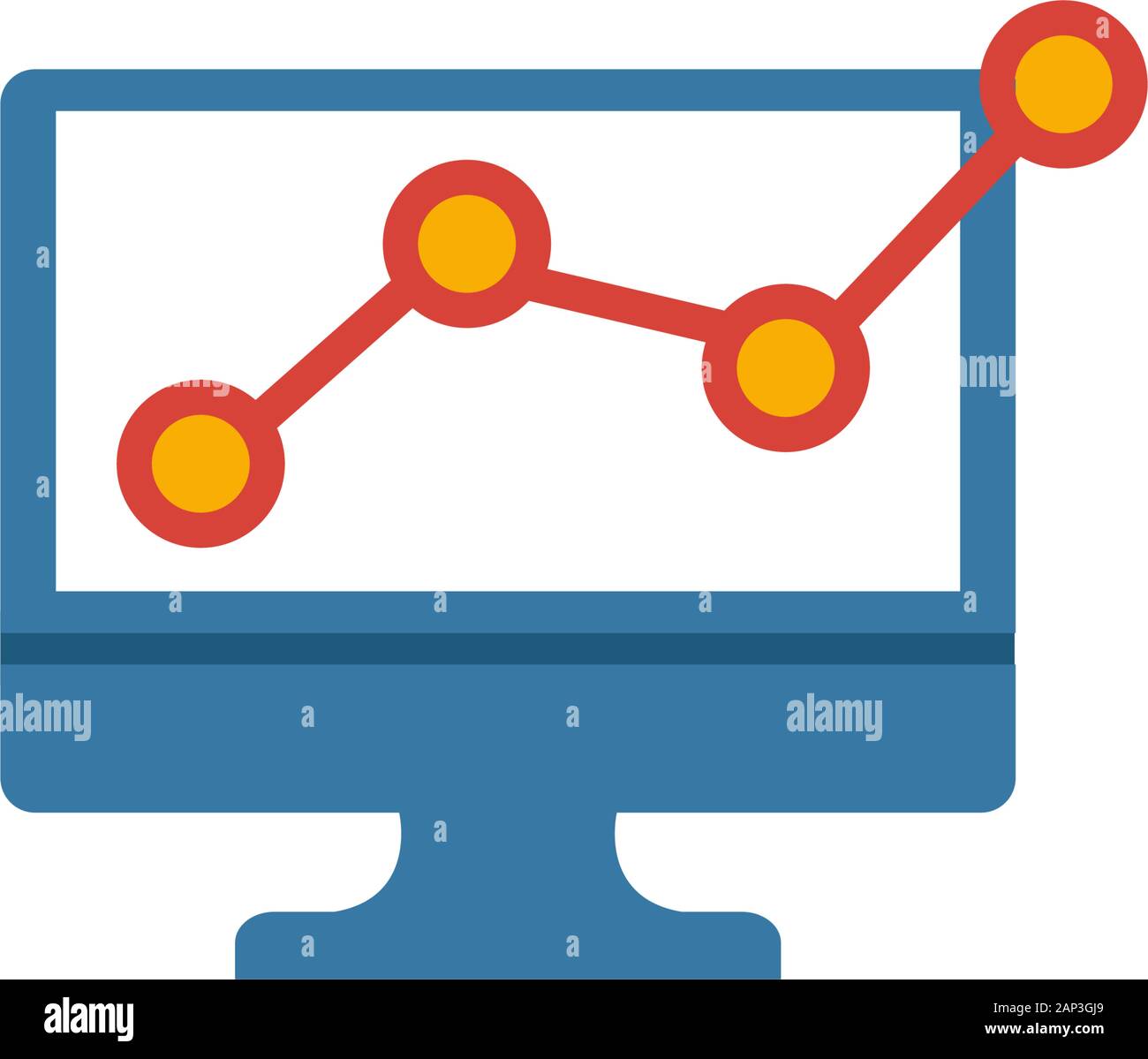 Web Analytics icon. Flat creative element from advertising icons ...