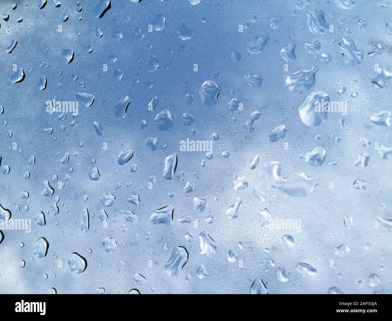Water drop pattern background on a glass surface., Water Droplets on ...