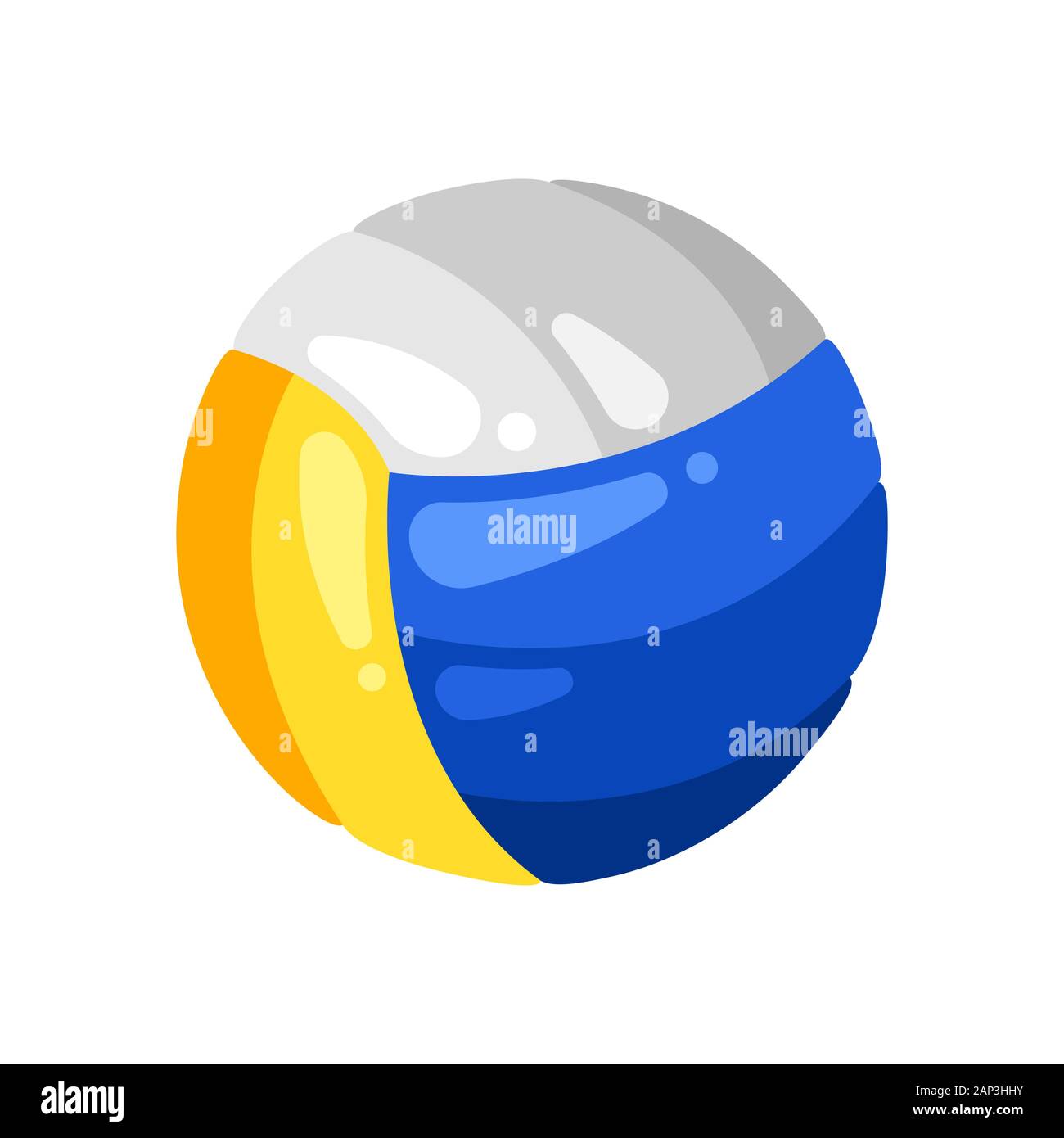 Volleyball icon design in Cut Out Stock Images & Pictures - Alamy