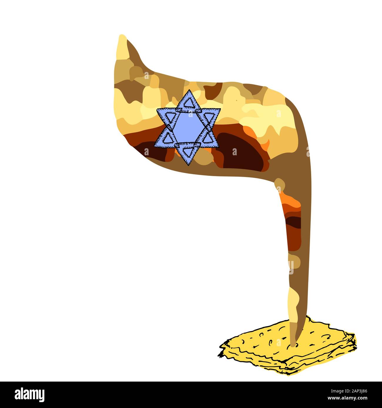 Alphabet Hebrew Passover matzah. Hebrew letter Pesach. Calligraphy font ...