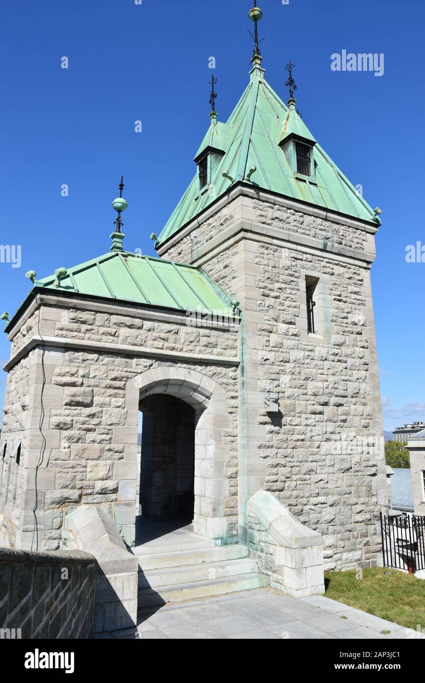 The walls, gates, and fortifications of Old Quebec City Stock Photo - Alamy
