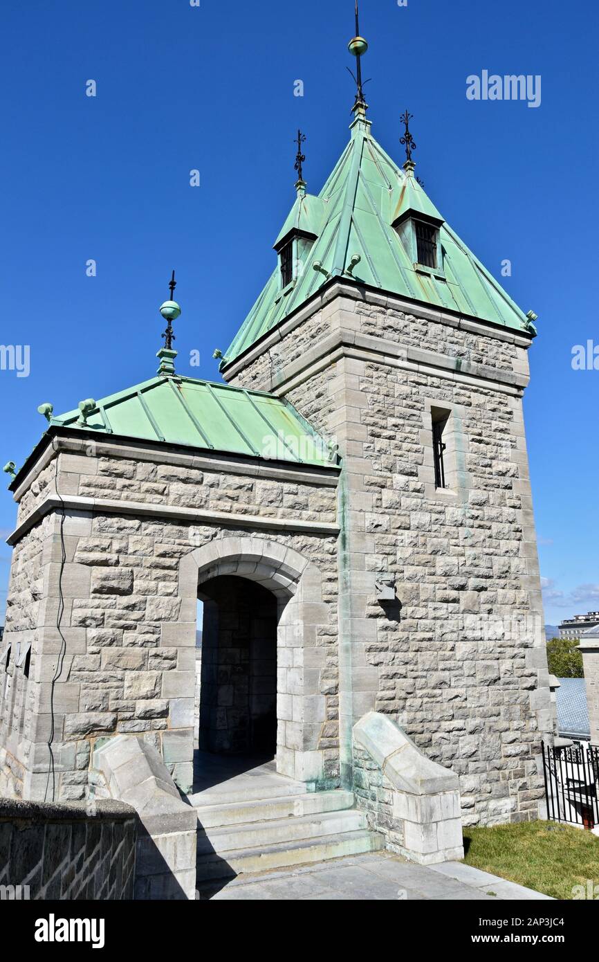 The walls, gates, and fortifications of Old Quebec City Stock Photo - Alamy