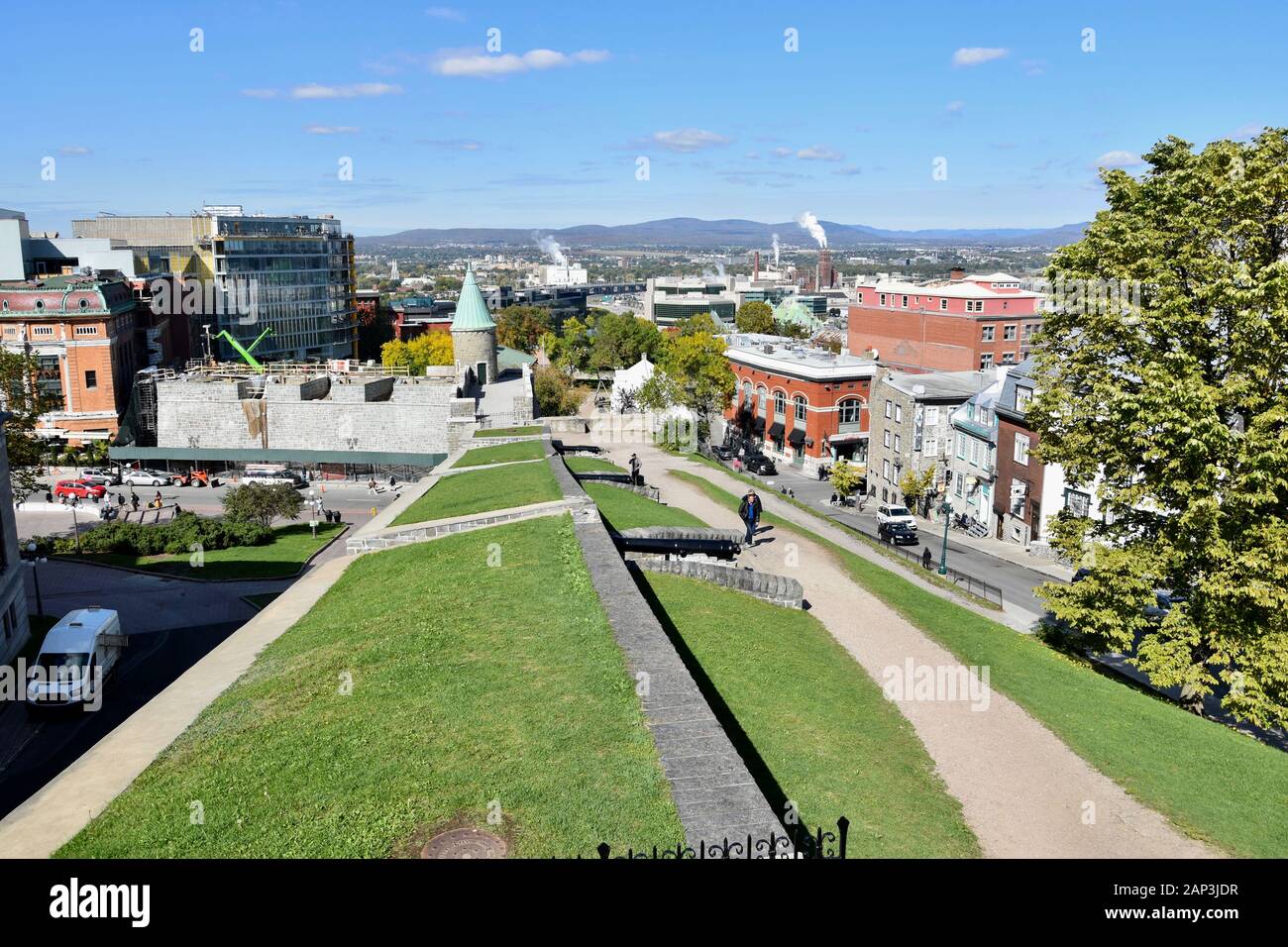 The walls, gates, and fortifications of Old Quebec City Stock Photo - Alamy