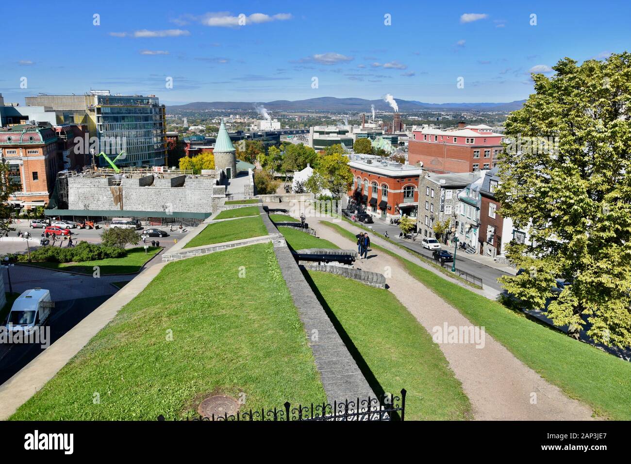 The walls, gates, and fortifications of Old Quebec City Stock Photo - Alamy