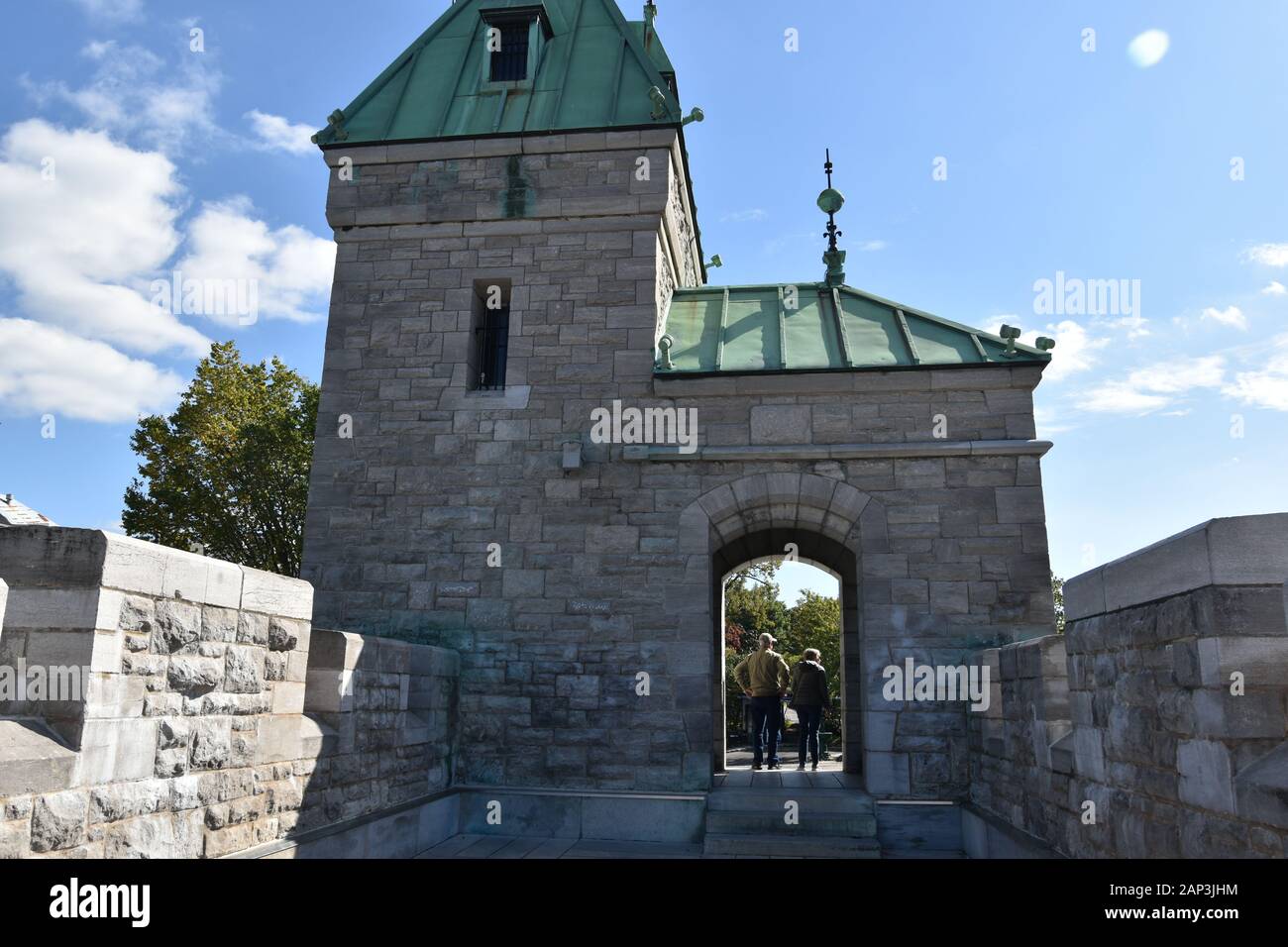 The walls, gates, and fortifications of Old Quebec City Stock Photo - Alamy